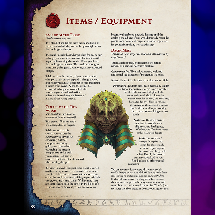 3D Printable Unearthed Undead PDF by Dillon Olney